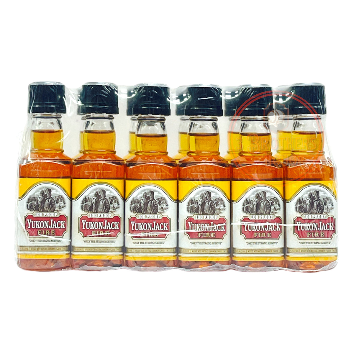 Yukon Jack Fire 100 Proof Liqueur Mini Shots (12 of 50ML) – 3brothersliquor
