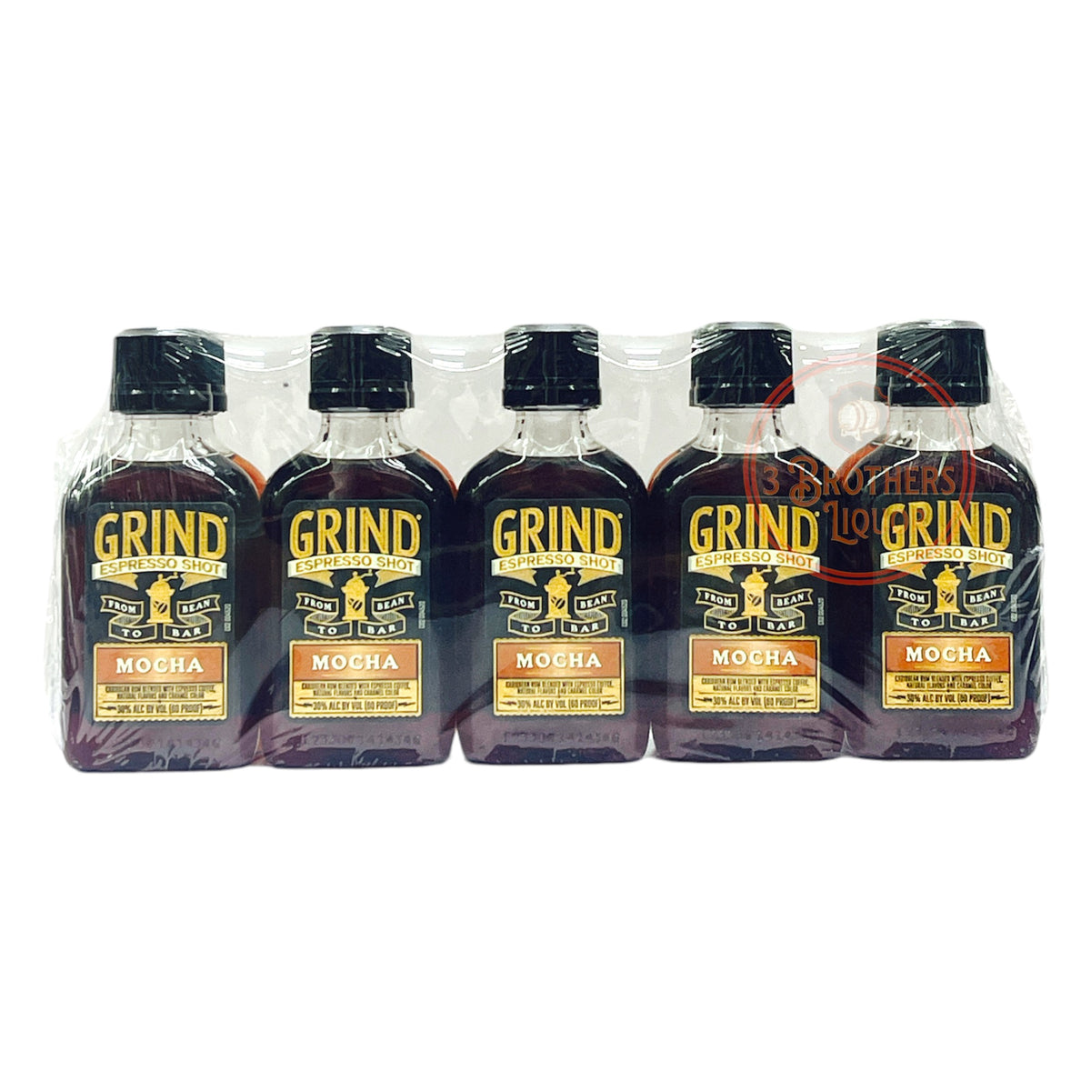 Grind Mocha Expresso Shot Flavored Liqueur Mini Shots (10 Of 50ML ...