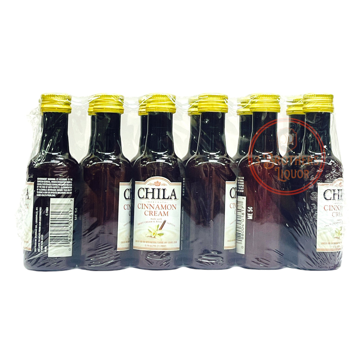Chila Cinnamon Cream Liqueur Flavored Mini Shots (12 Of 50ML ...