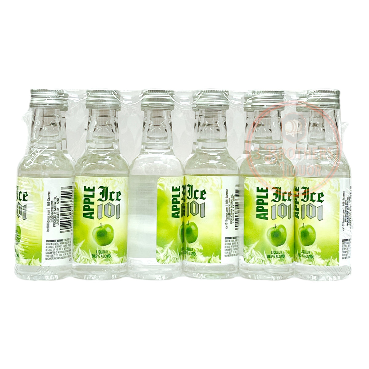 Ice Apple 101 Proof Flavored Liqueur Mini Shots (12 Of 50ML ...