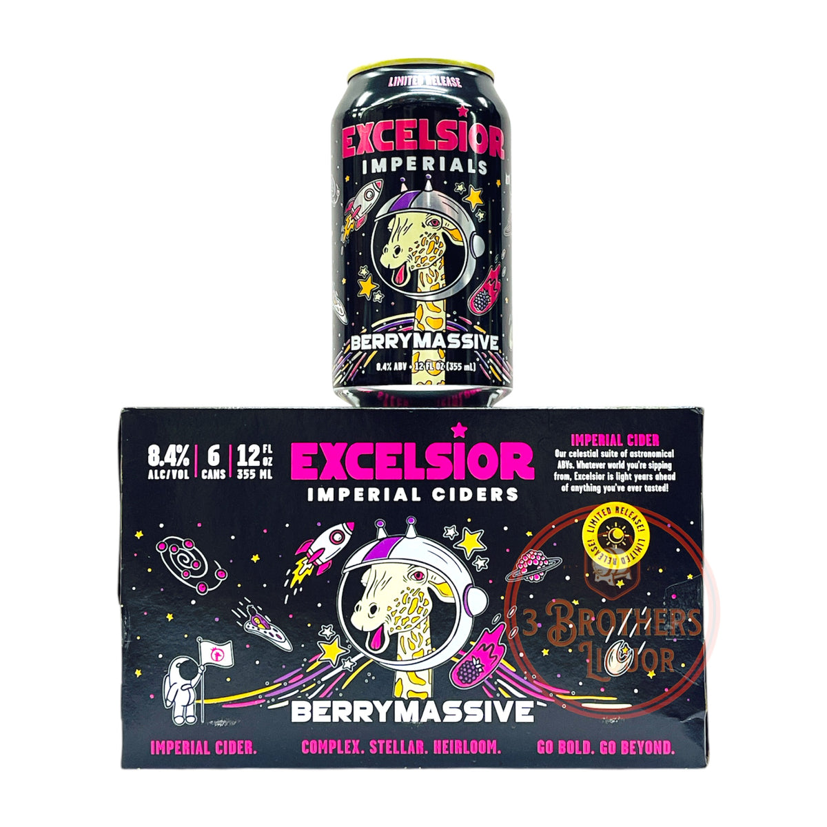 Excelsior Brewing Berry Massive Imperial Ciders 6Pk Cans – 3brothersliquor