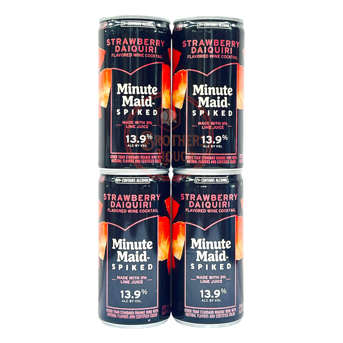 Minute Maid Spiked Alcohol Strawberry Daiquiri Cocktail 4Pk Cans ...