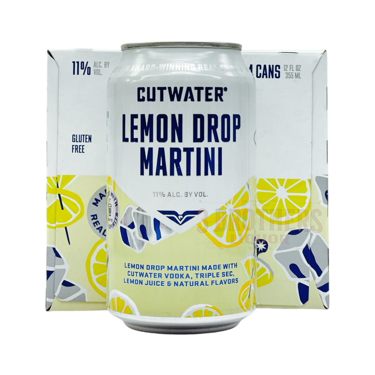 Cutwater Lemon Drop Martini RTD 4PK Cocktail Cans – 3brothersliquor