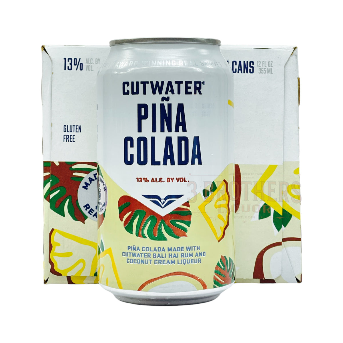 Cutwater Pina Colada RTD 4PK Cocktail Cans – 3brothersliquor