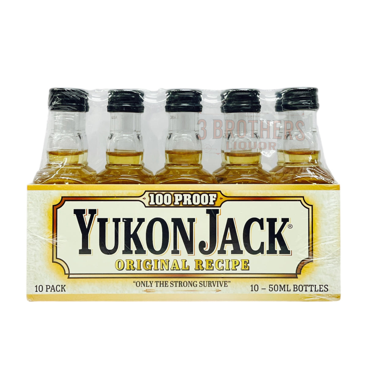 Yukon Jack Original Recipe 100 Proof Mini Shots (10 Of 50ML ...