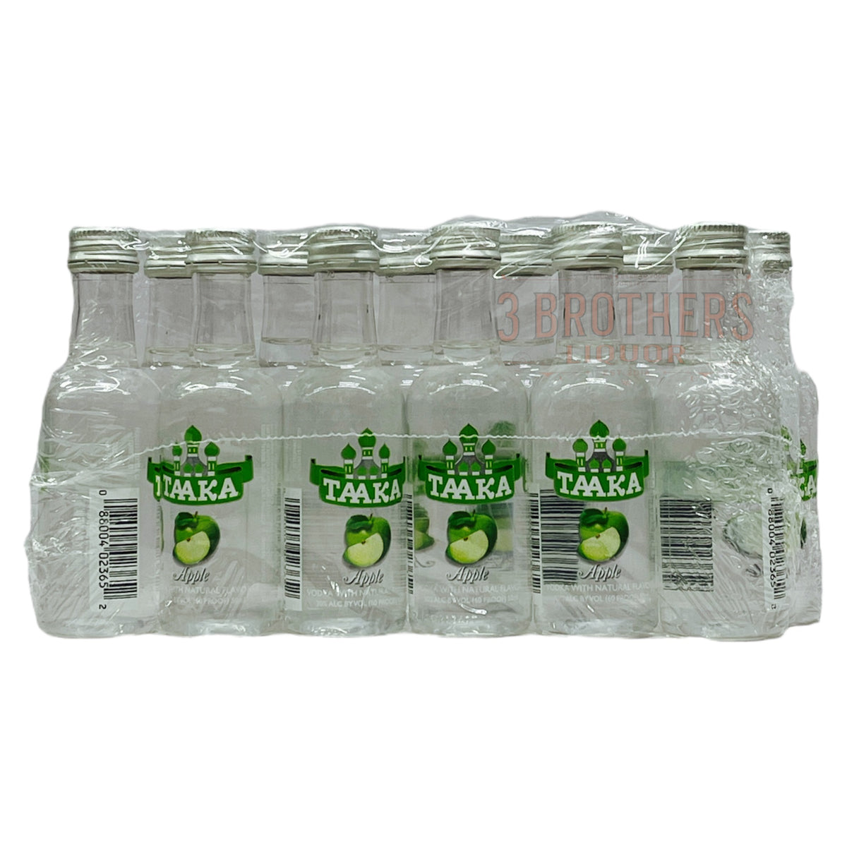 Taaka Apple Flavored Vodka Mini Shots (12 Of 50ML) – 3brothersliquor