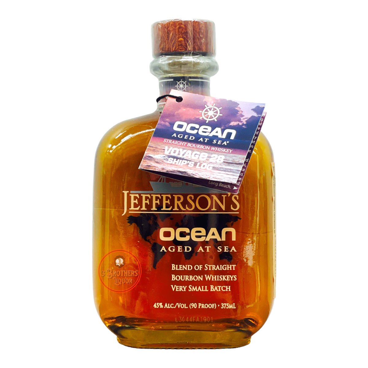 Jefferson's Ocean Aged At Sea Bourbon Whiskey 375ML (Voyage 28 ...