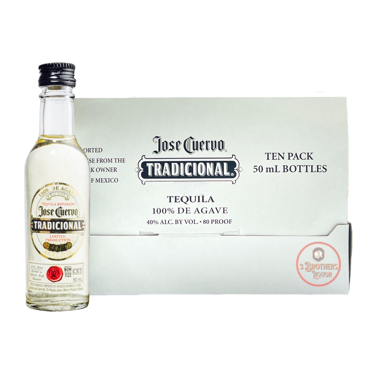 Jose Cuervo Reposado Tequila Mini Shots (12 Of 50ML) – 3brothersliquor