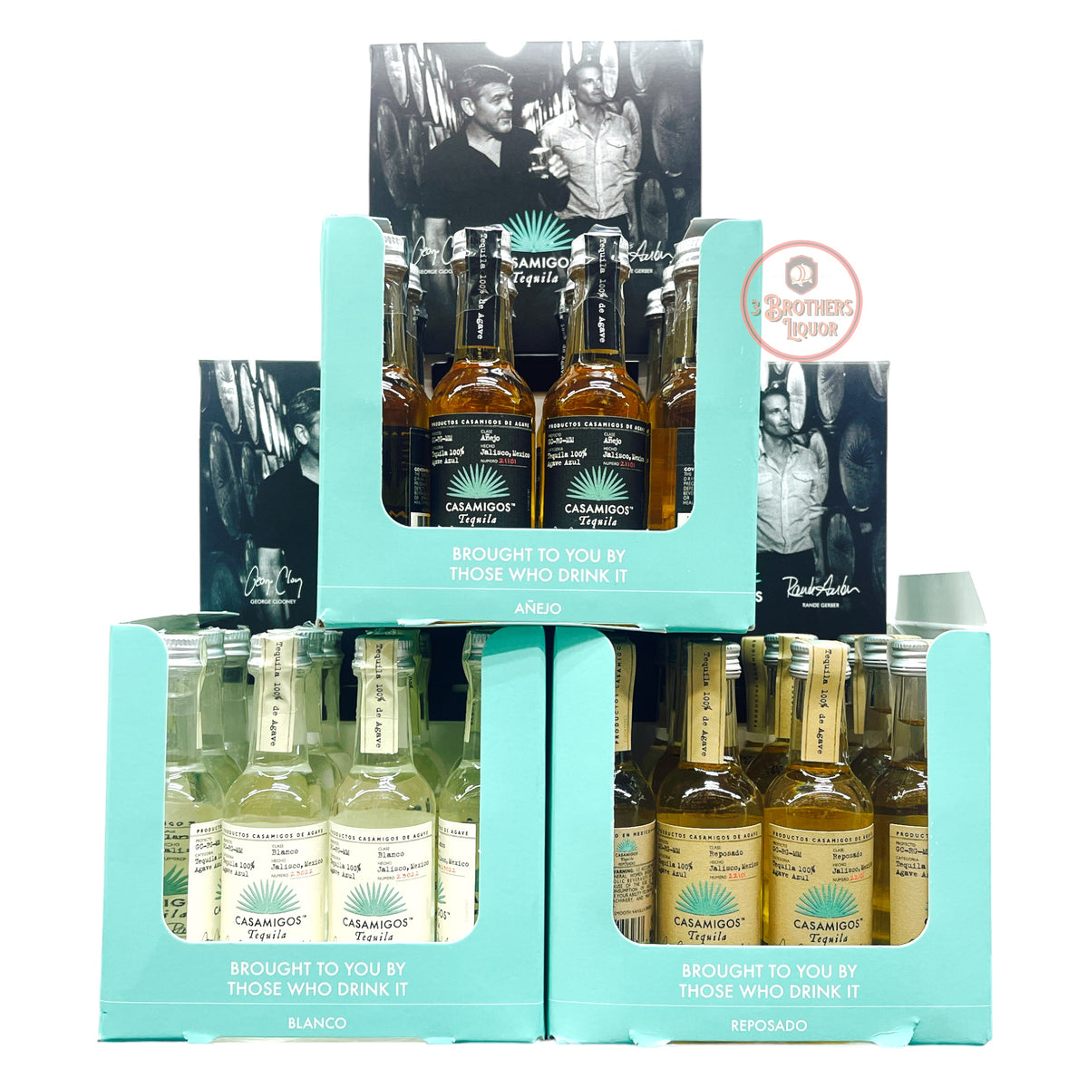 Casamigos Bundle Miniature Shots Combo Pack (36 Of 50ML) – 3brothersliquor