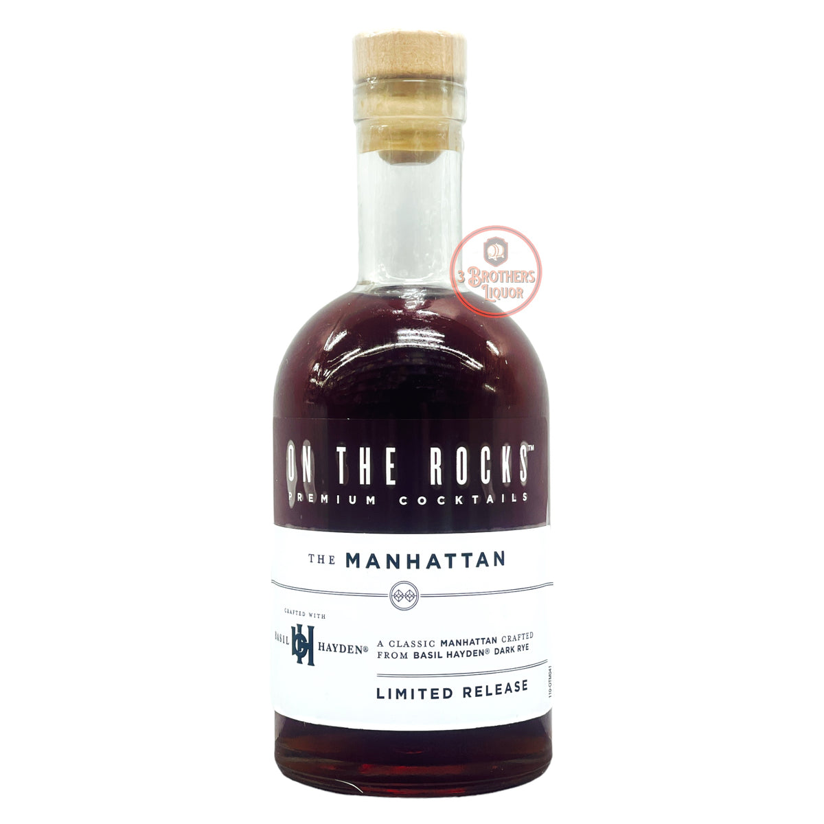 On The Rocks Basil Hayden The Manhattan Premium Cocktail – 3brothersliquor