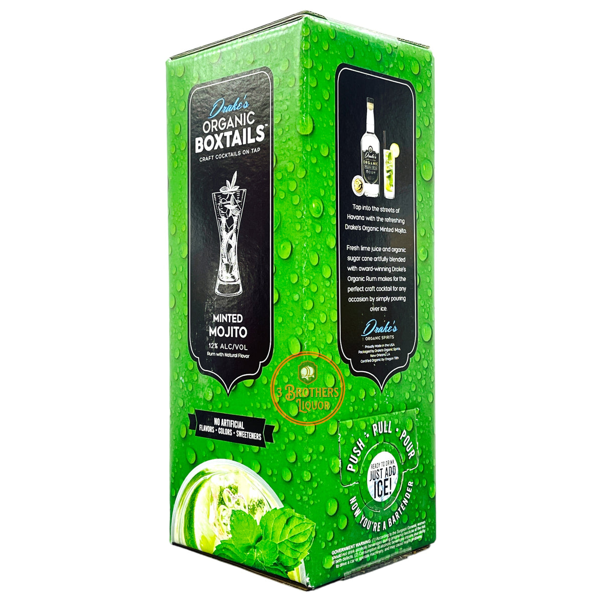 Drake's Organic Boxtails Minted Mojito Cocktail In A Box – 3brothersliquor