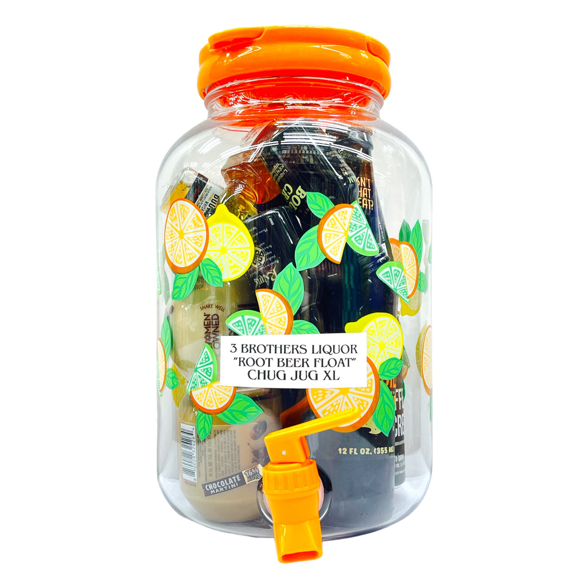 3 Brothers Liquor "Root Beer Float" Chug Jug XL Alcohol Cocktail Party ...