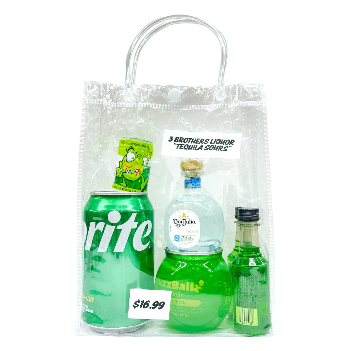 3 Brothers Liquor "Tequila Sours" Cocktail Bag – 3brothersliquor