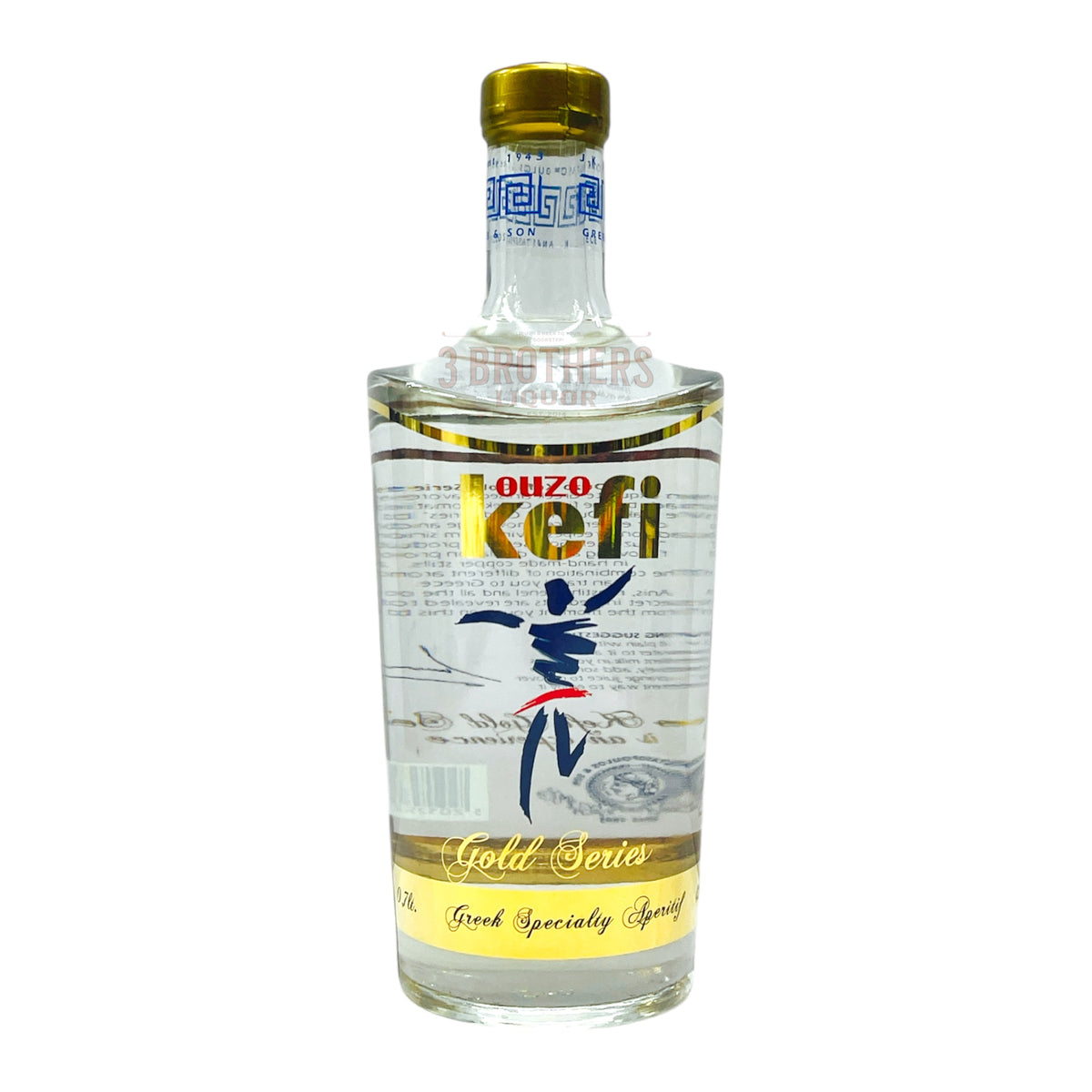 Ouzo Kefi Gold Series Greek Specialty Arak – 3brothersliquor