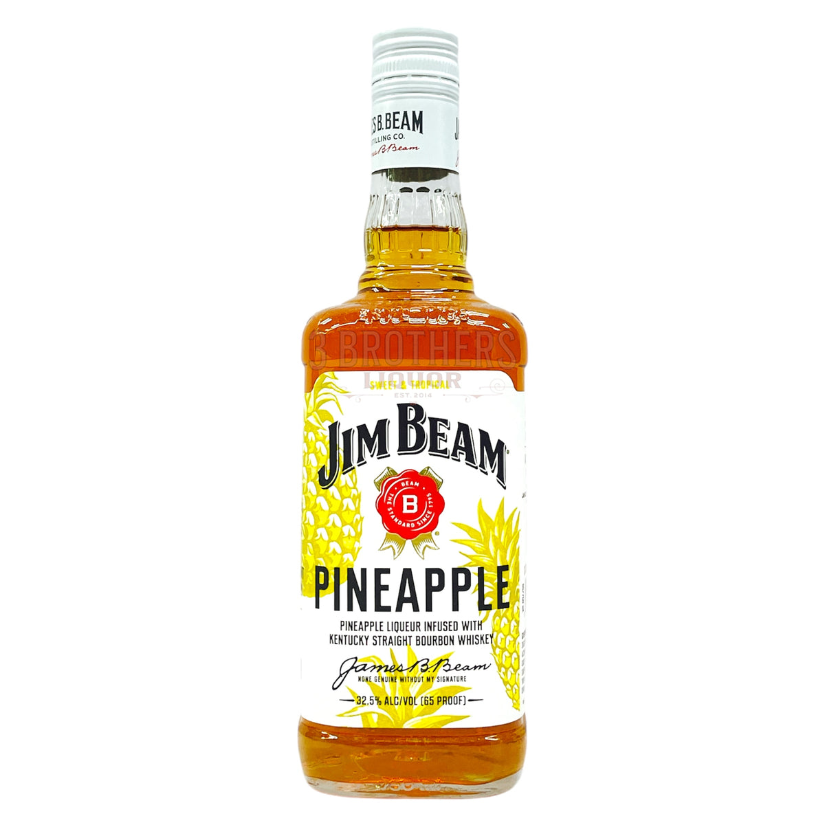 Jim Beam Pineapple Flavored Straight Bourbon Whiskey – 3brothersliquor