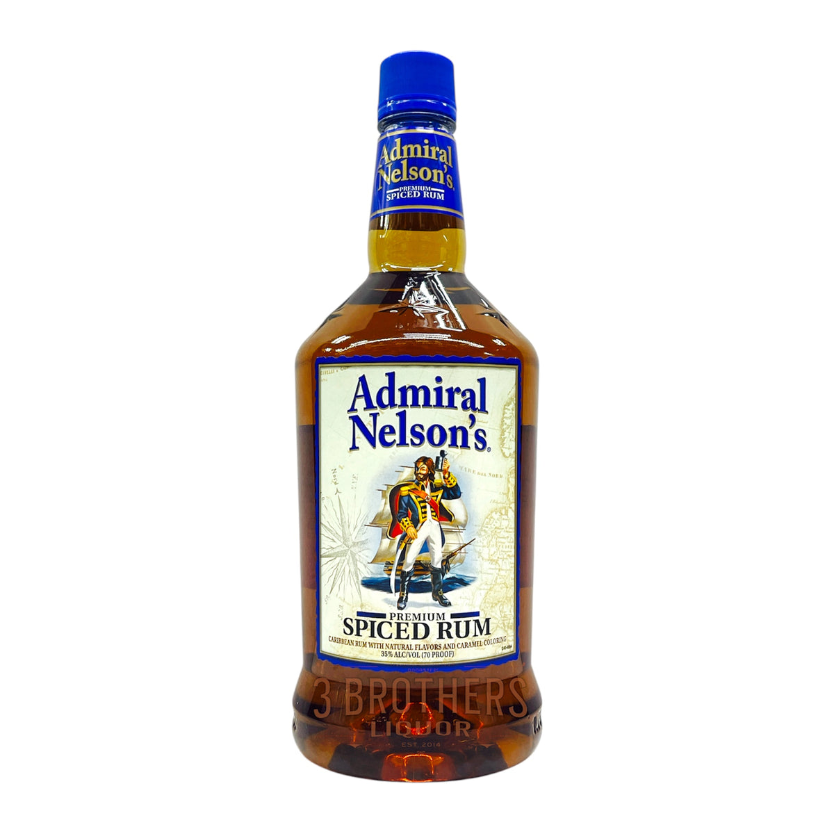 Admiral Nelson's Premium Spiced Rum (1.75L) – 3brothersliquor