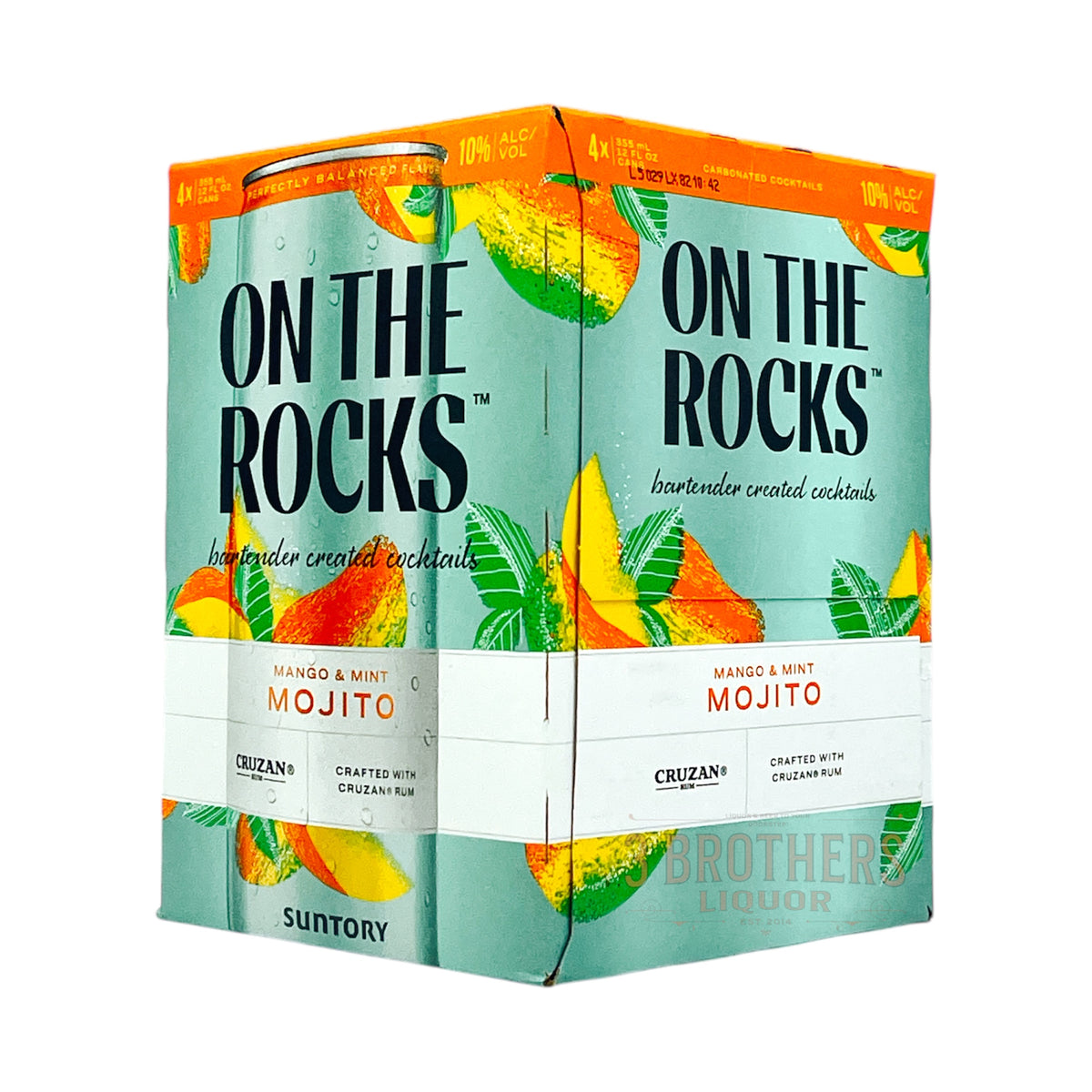 On The Rocks Mango & Mint Mojito 4Pk Cocktail Cans – 3brothersliquor