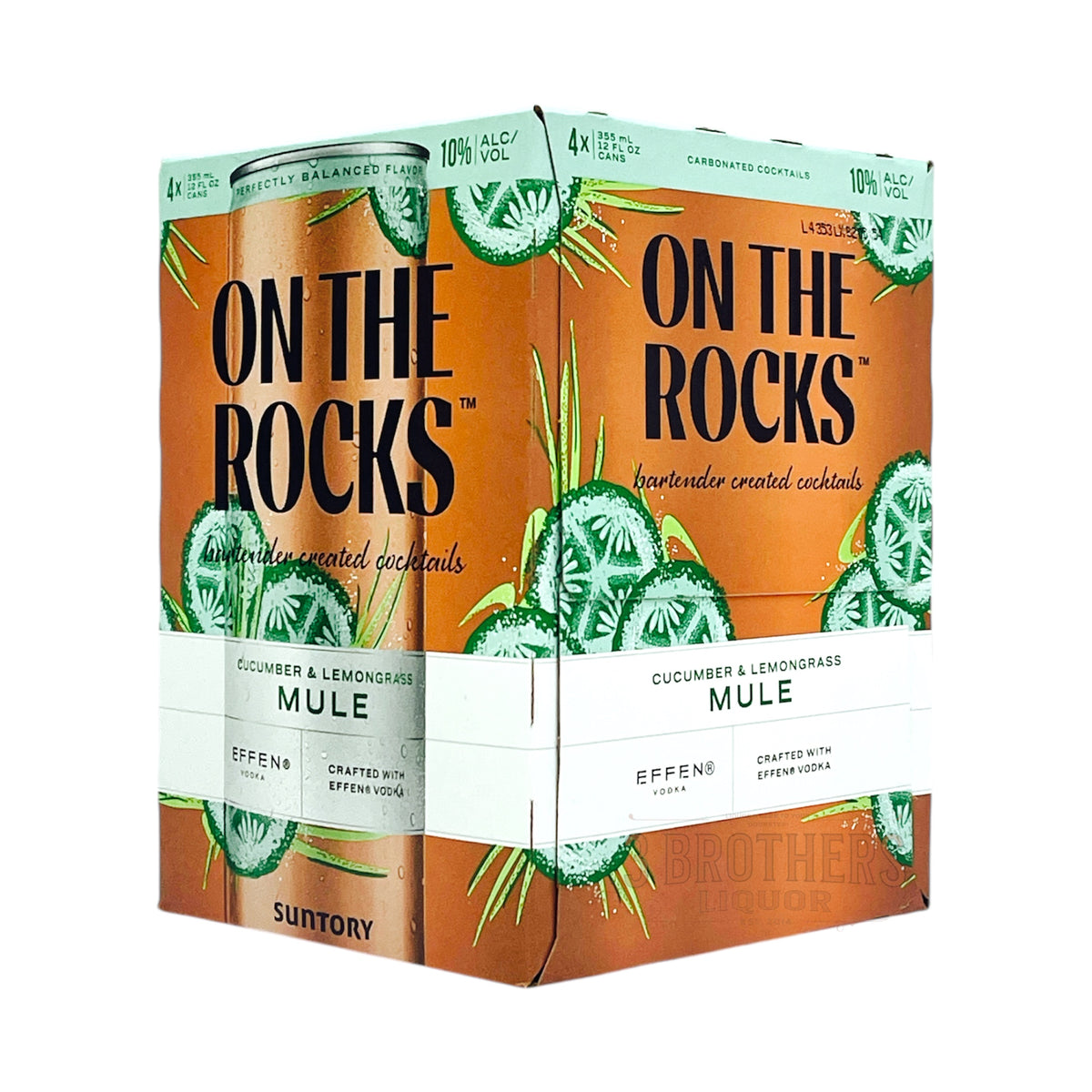 On The Rocks Cucumber & Lemongrass Mule 4Pk Cocktail Cans – 3brothersliquor