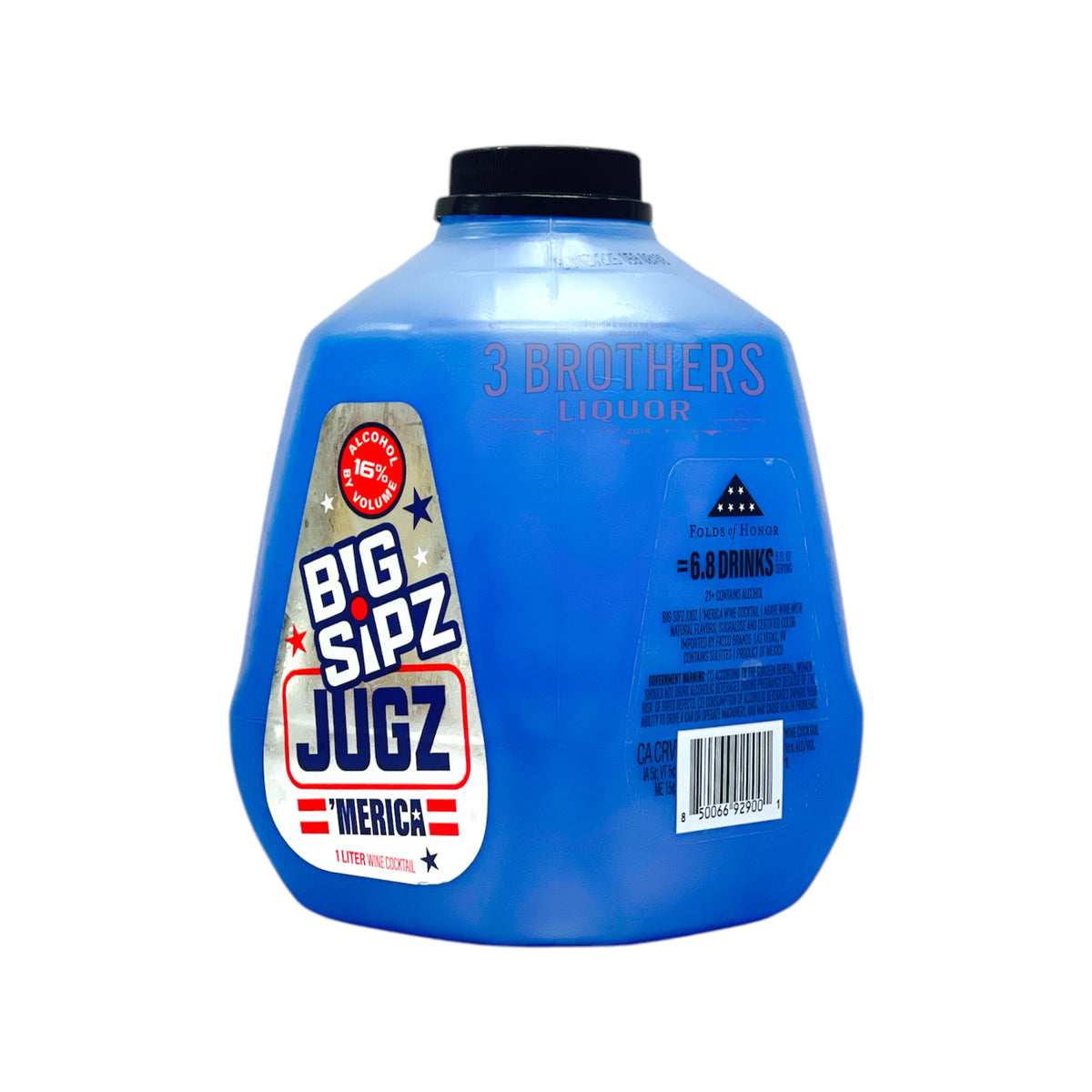 Big Sipz Jugz 'Merica Flavored Cocktail (1L Drinks) – 3brothersliquor