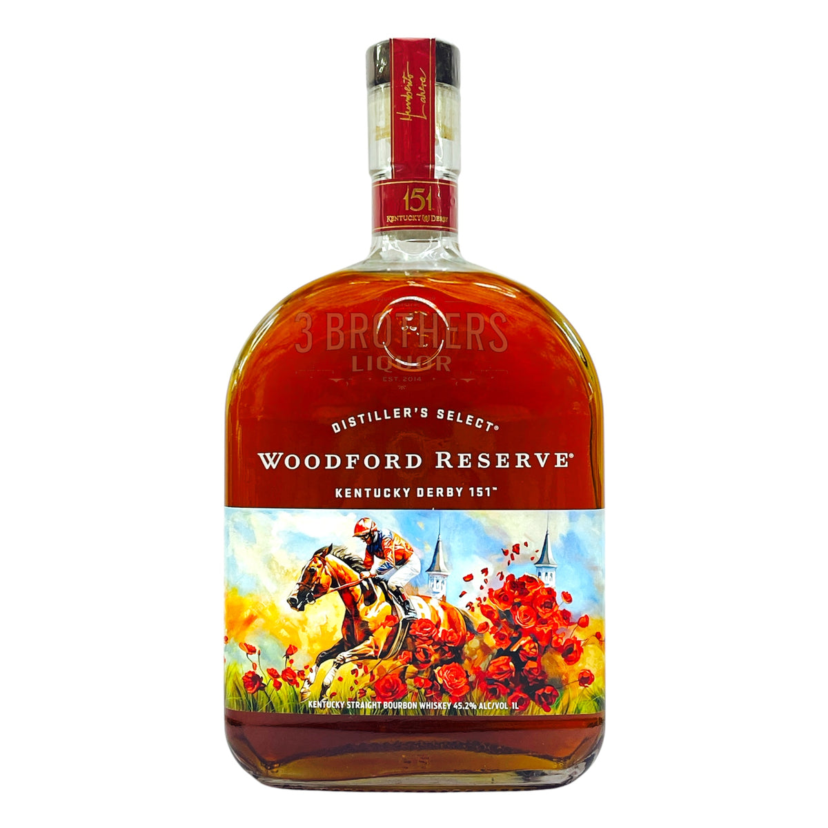 Woodford Reserve Kentucky Derby 151 Bourbon Whiskey (2025 Limited Edit ...