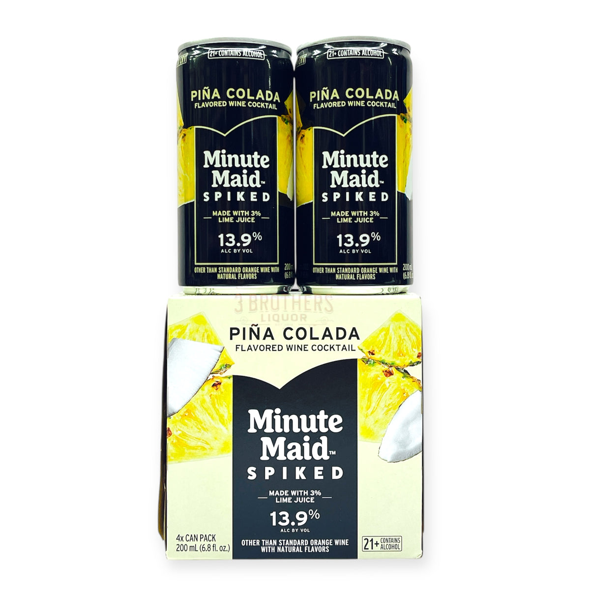 Minute Maid Spiked Pina Colada Cocktail Cans (4Pk Cans) – 3brothersliquor