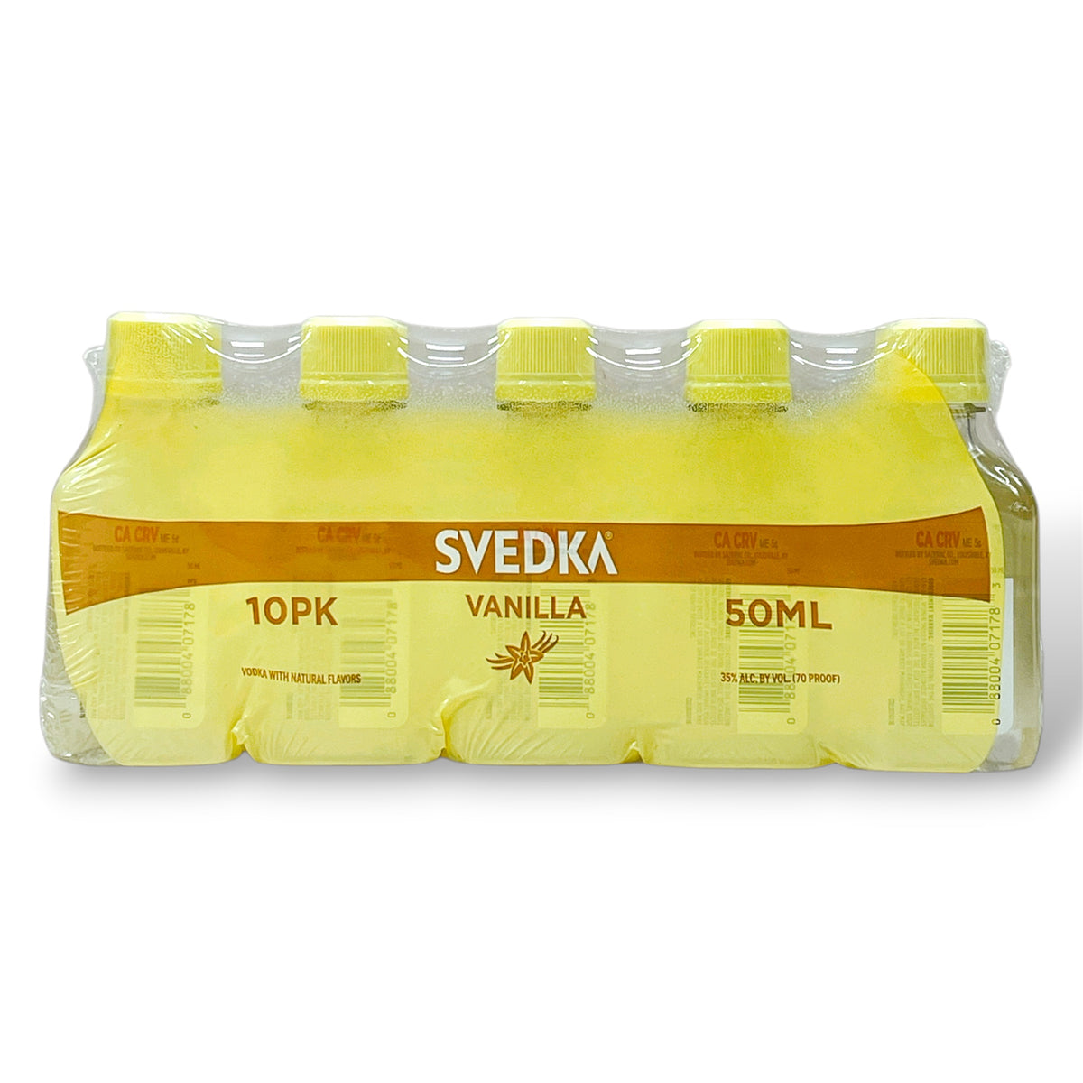 Svedka Vanilla Flavored Vodka Mini Shots (10 Of 50ML) – 3brothersliquor