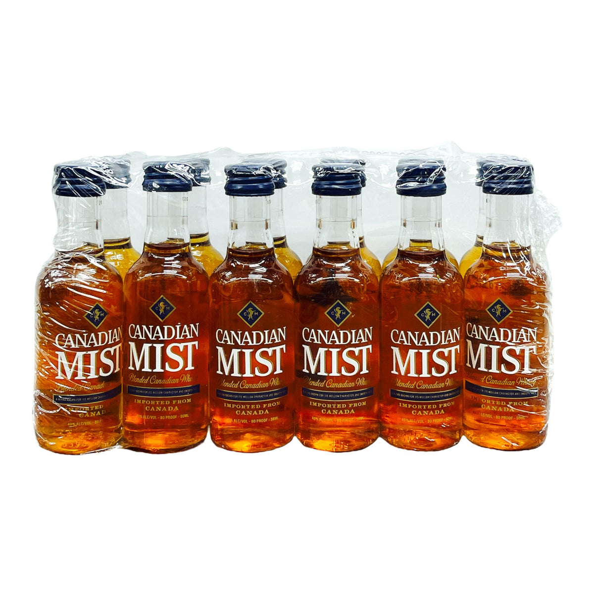 Canadian Mist Blended Canadian Whiskey (50ML - 12PK) – 3brothersliquor