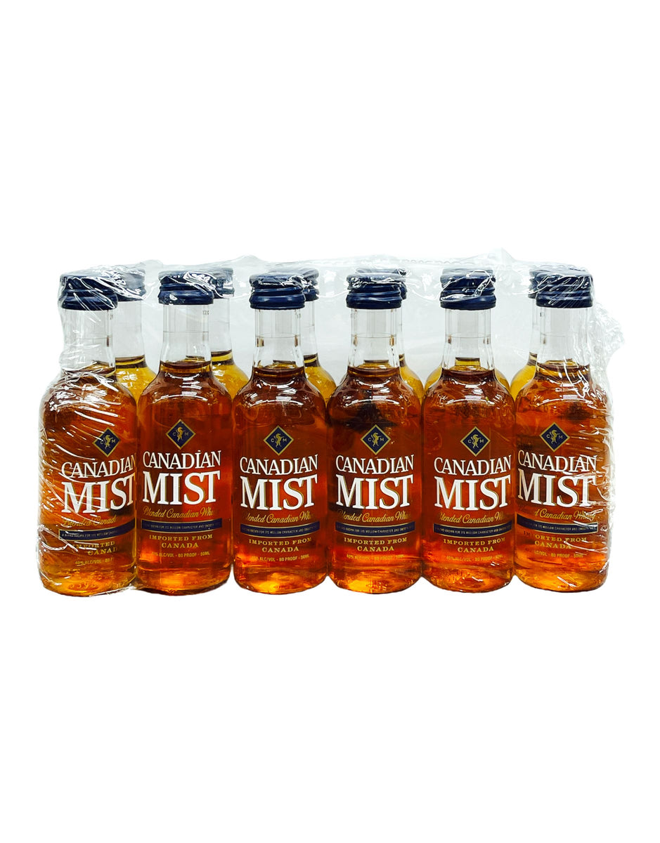 Canadian Mist Blended Canadian Whiskey (50ML - 12PK) – 3brothersliquor