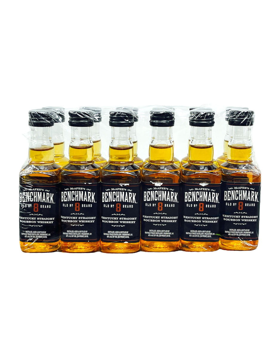 Benchmark Old N. 8 Brand Bourbon Whiskey (50ML - 12PK) – 3brothersliquor
