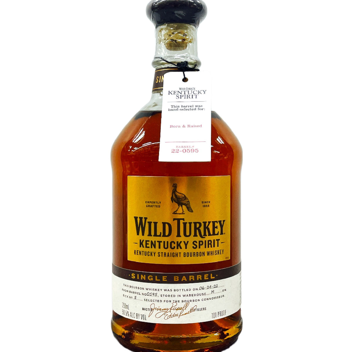 Wild Turkey Whiskey Single Barrel Barrel Select By Born & Raised ...