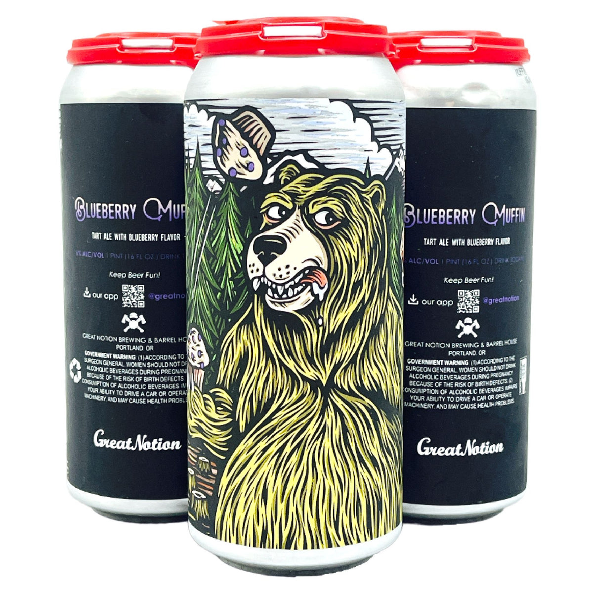Great Notion Brewing Blueberry Muffin Sour Beer – 3brothersliquor