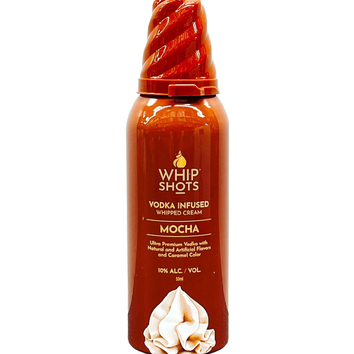Whip Shots Vodka Infused Mocha Whipped Cream (50ML) – 3brothersliquor