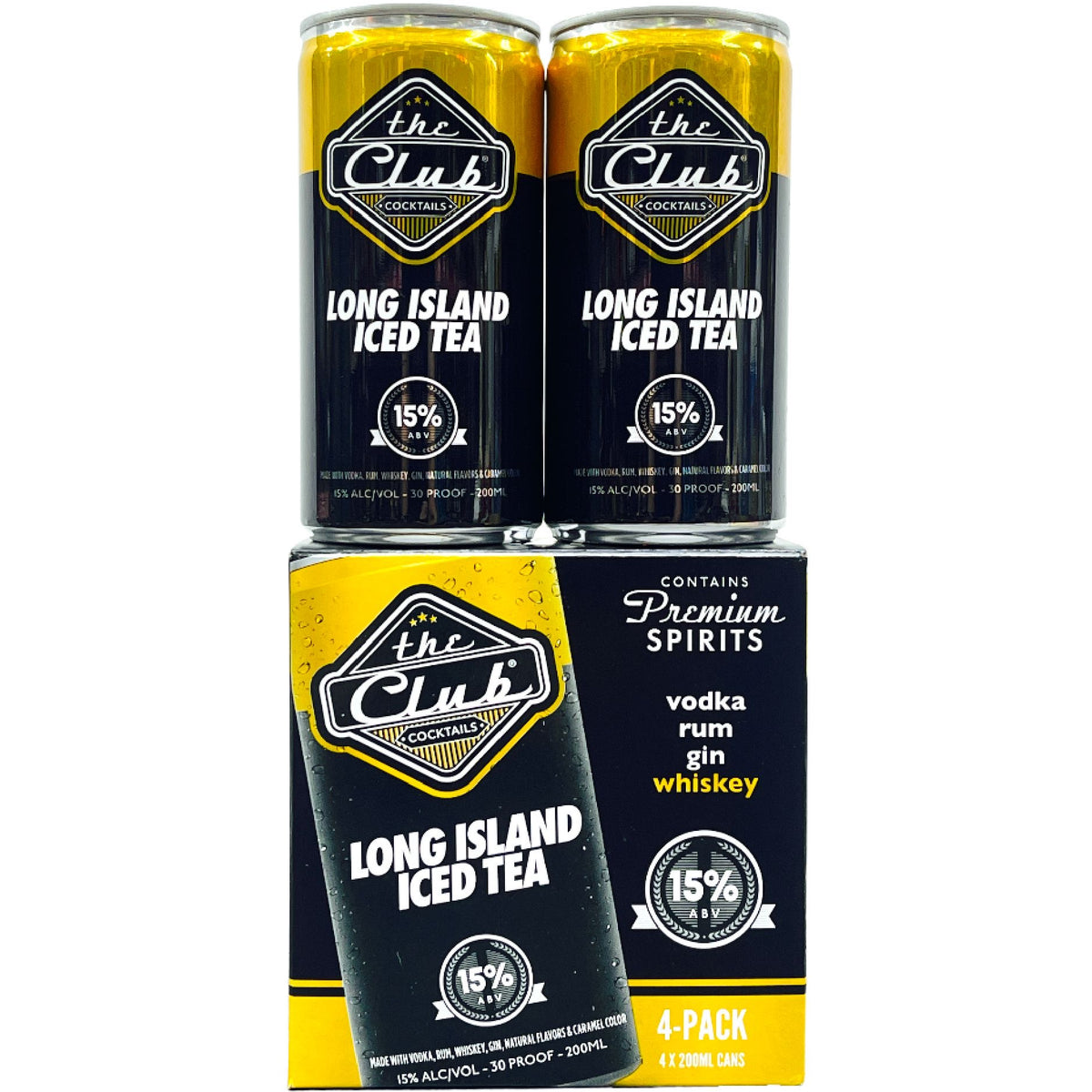 The Club Long Island Iced Tea Cocktails (4Pk Cans) – 3brothersliquor