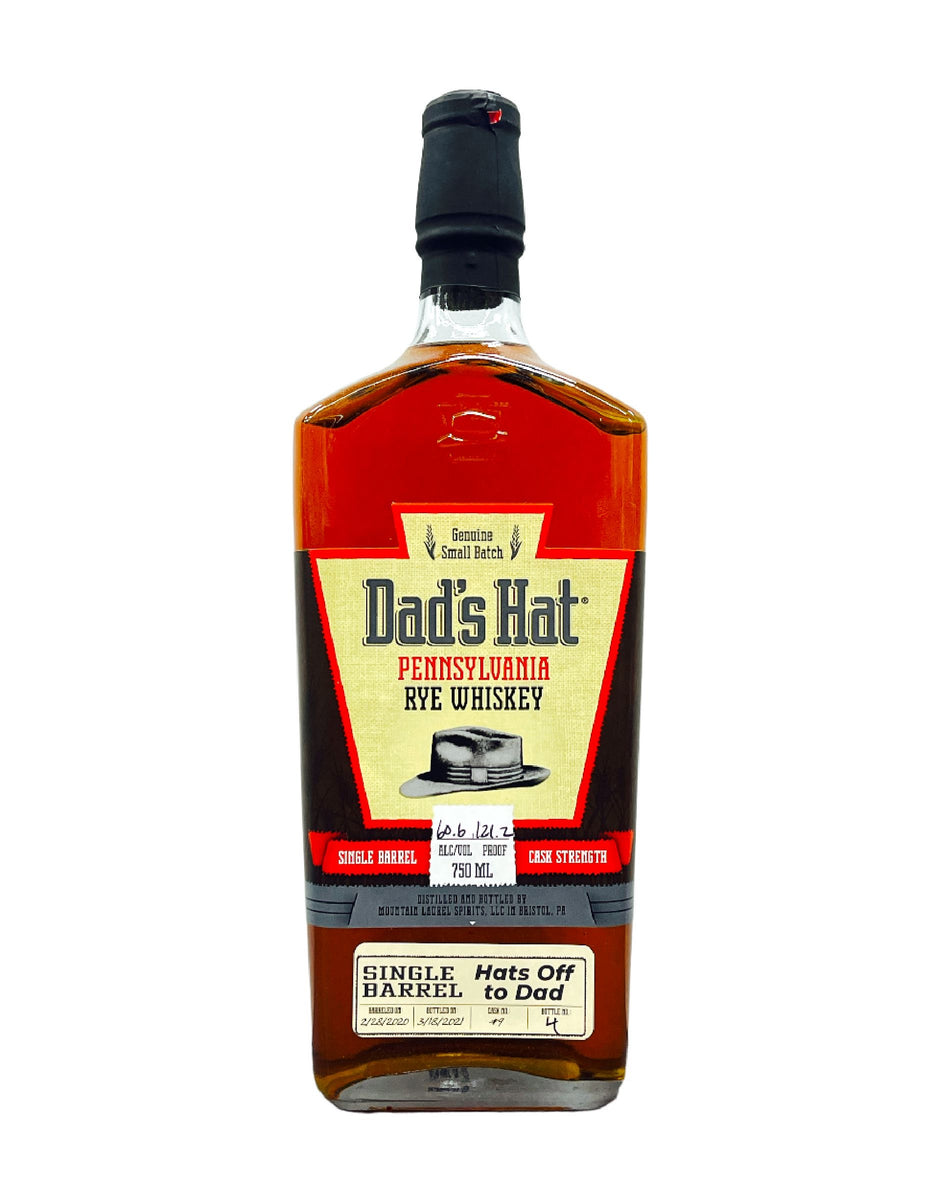 Dad's Hat Single Barrel Hats Off To Dad Rye Whiskey – 3brothersliquor