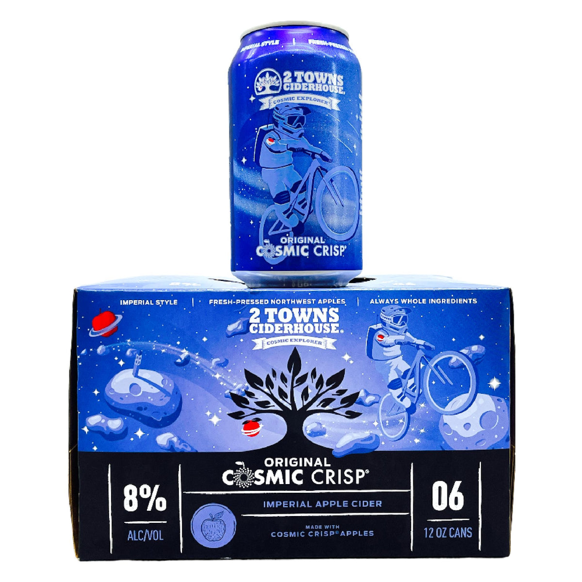 2 Towns Ciderhouse Original Cosmic Crisp Apple Cider – 3brothersliquor