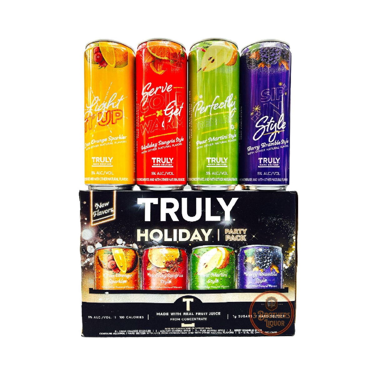 Truly Holiday Party Pack Hard Seltzer 12pk Cans (2022 Edition ...