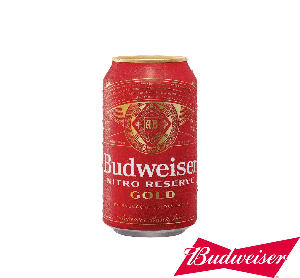 Budweiser "Nitro Reserve Gold" Extra Smooth Golden Lager – 3brothersliquor