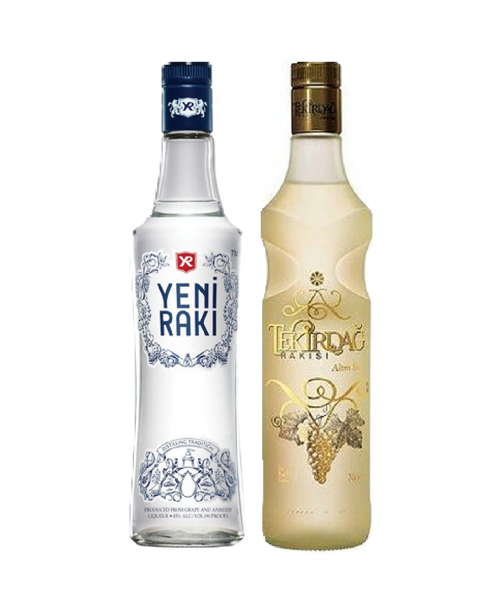 Yeni Raki x Tekirdag Rakisi Gold Raki Oak Aged (Combo Deal ...