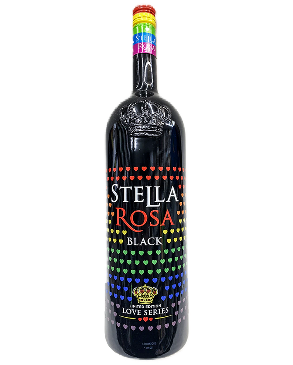 Stella Rosa Black "Loves Series" Red Wine (LGBTQ Limited Edition Bottl ...