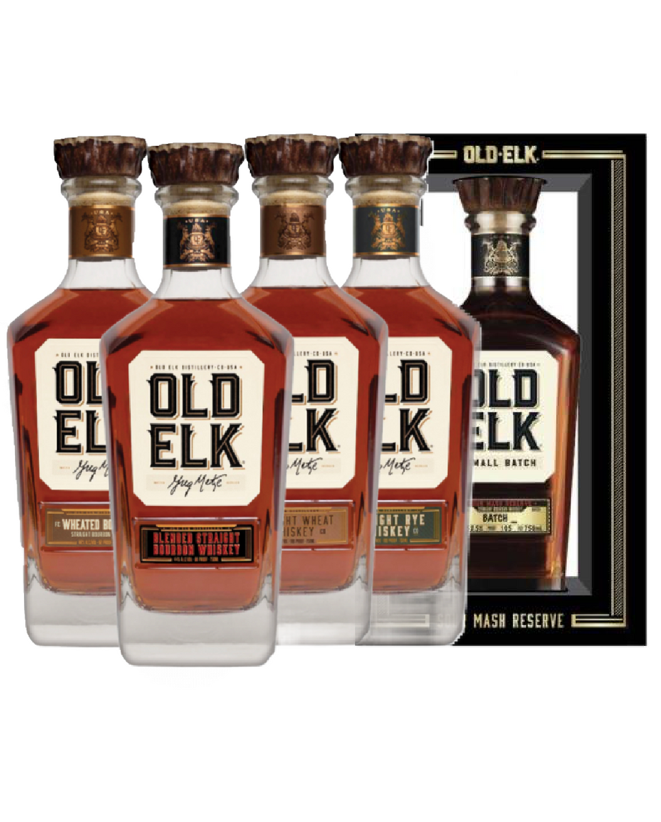 Old Elk "The Tasting Collection" Bourbon Whiskey (5 Bottles Set ...