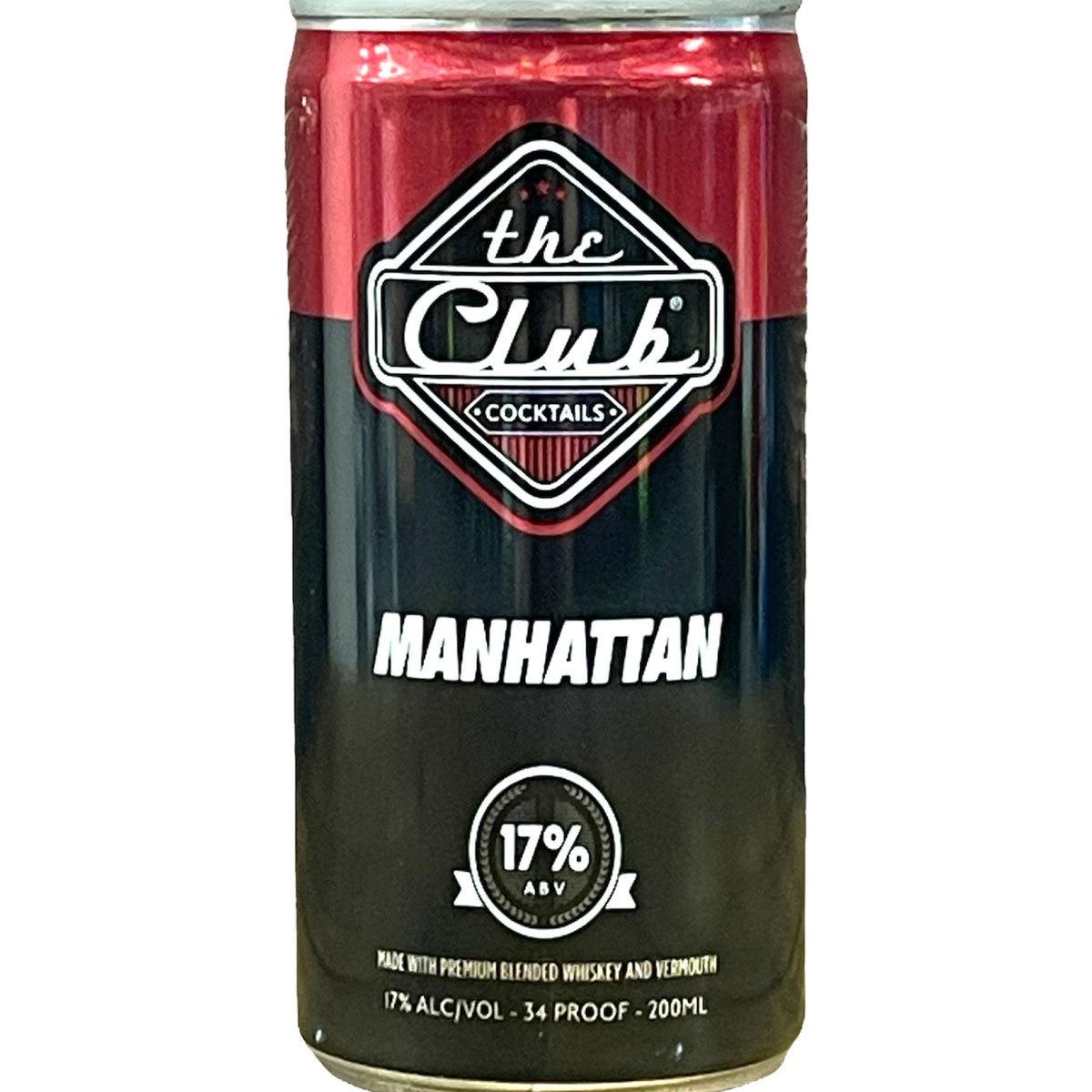 The Club Cocktails Manhattan Ready To Drink Cocktail – 3brothersliquor