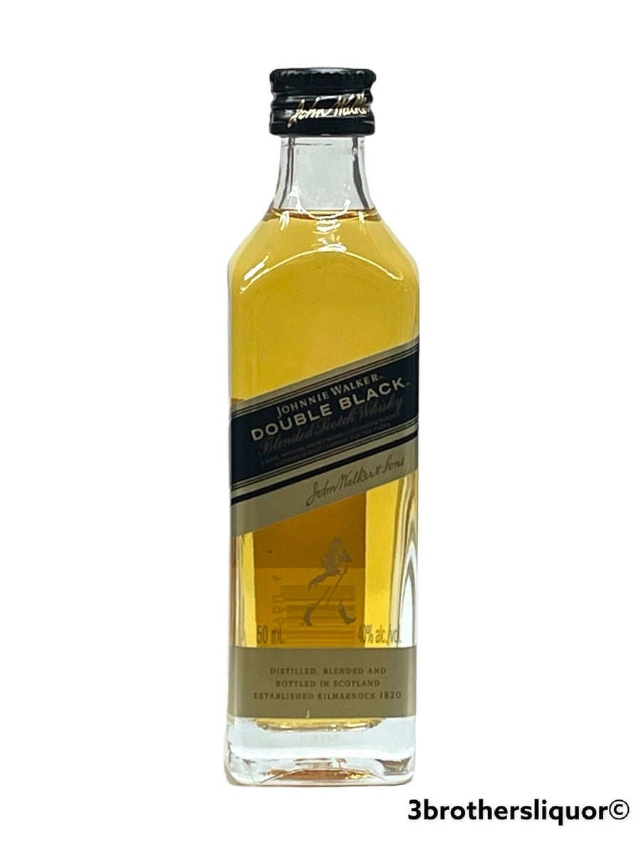 Johnnie Walker Double Black Blended Scotch Whisky Shot (50ML ...