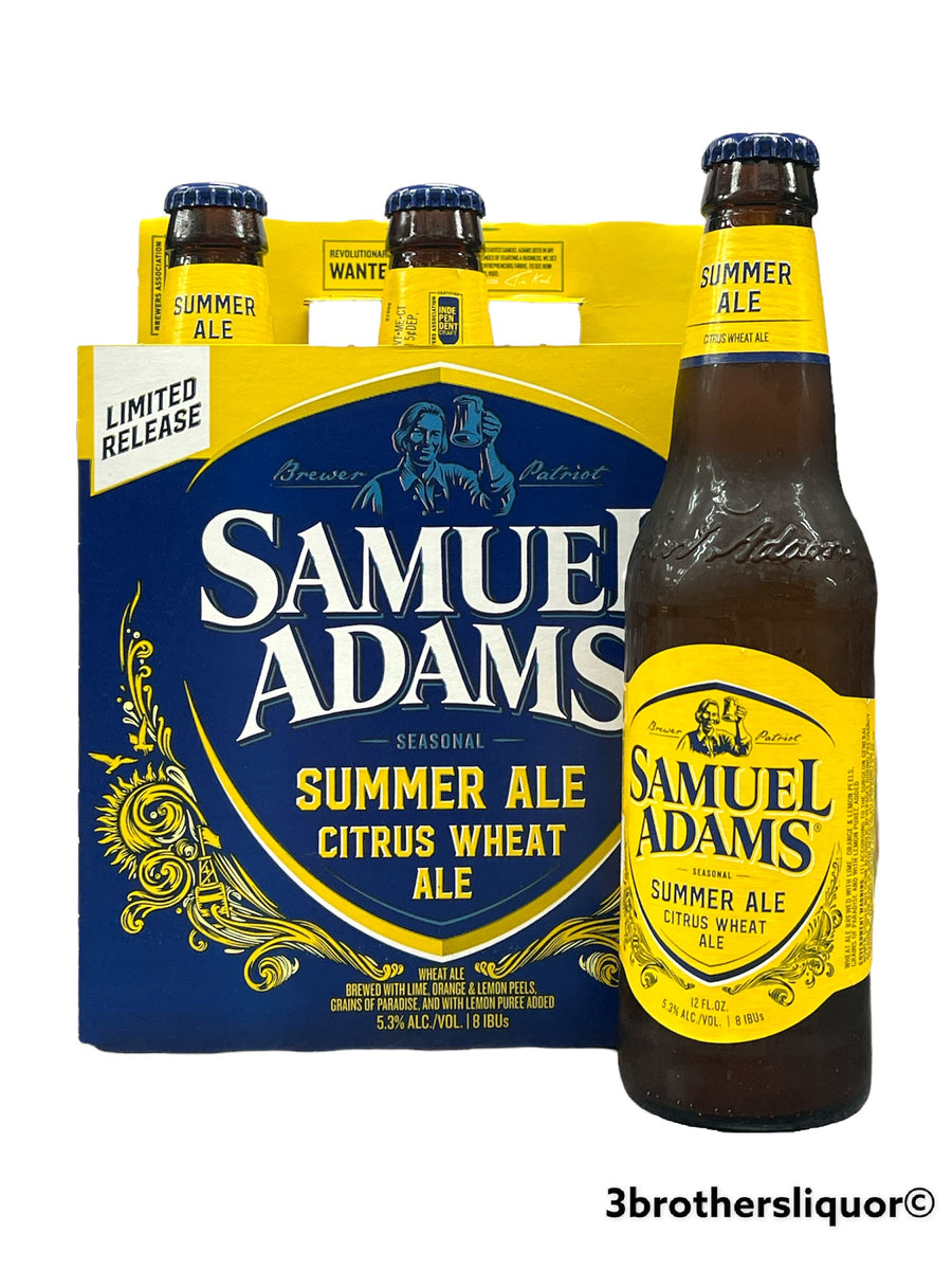 Samuel Adams Summer Ale Citrus Wheat Ale (2022 Summer Seasonal ...