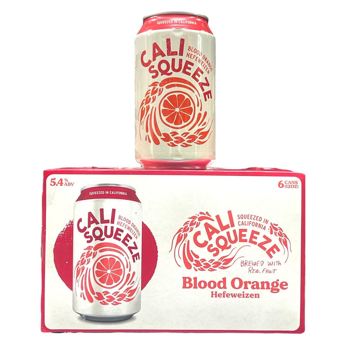 Cali Squeeze Blood Orange Hefeweizen Brewed With Real Fruit ...
