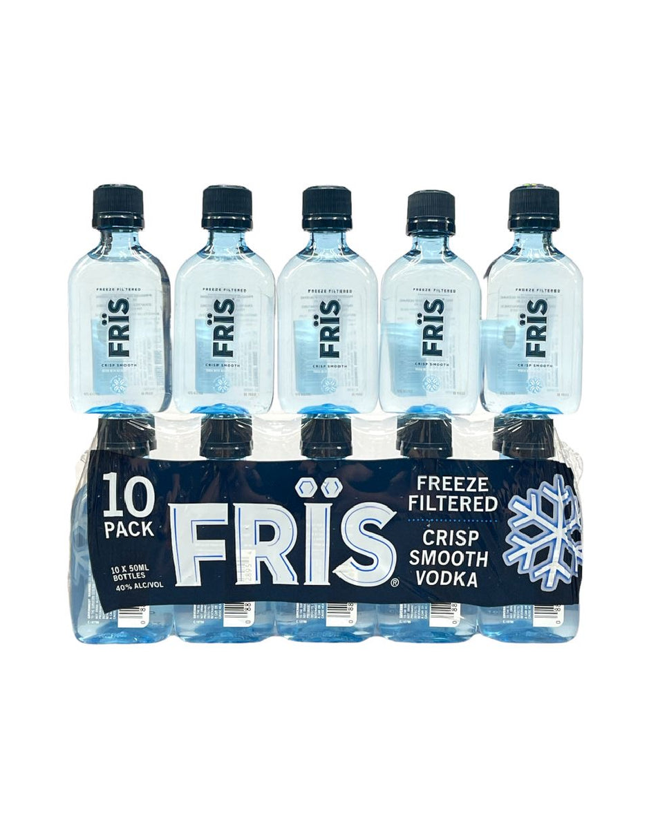 Fris Freeze Filtered Crisp Smooth Vodka (10PK Of 50ML) – 3brothersliquor