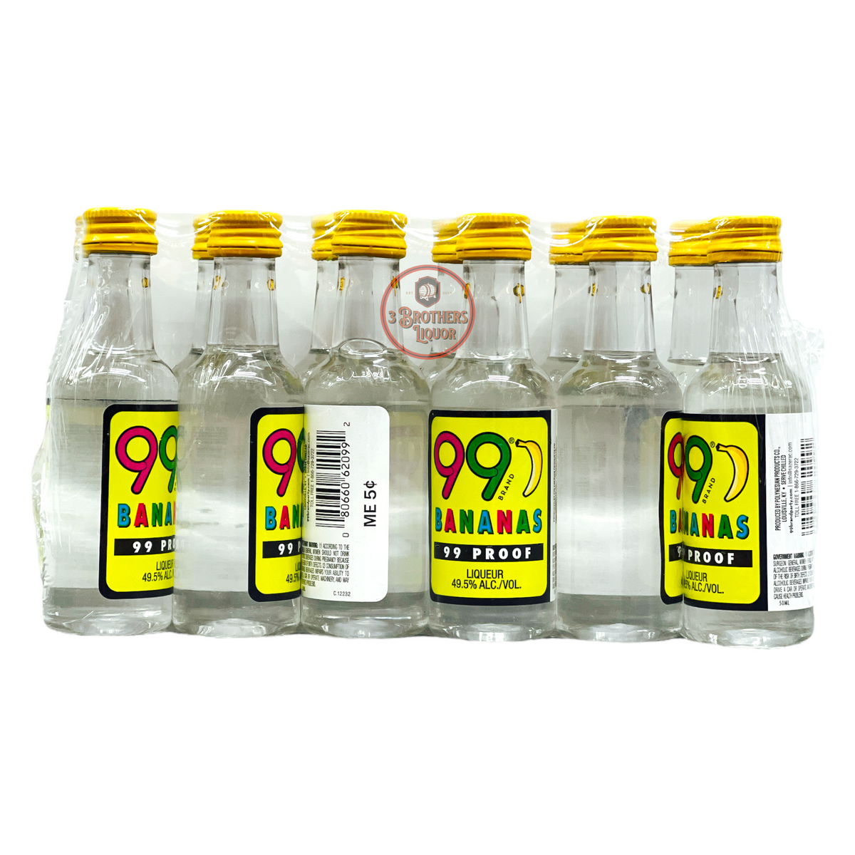 99 Brand Bananas Liqueur Sleeve Shooters (50ML x 12) – 3brothersliquor