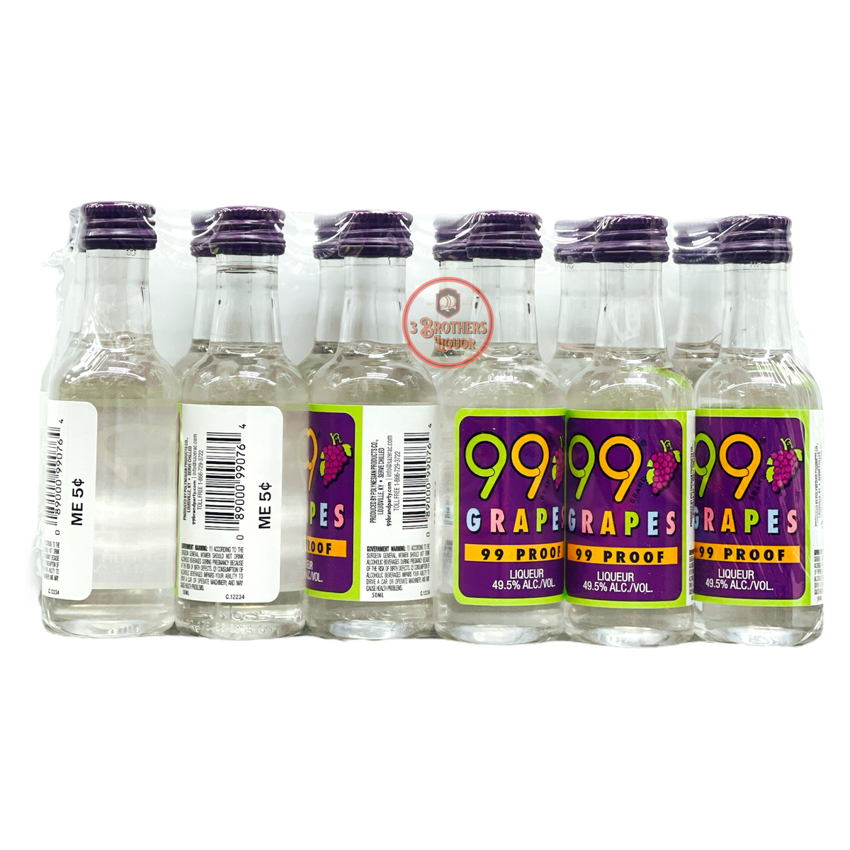 99 Brand Grapes Liqueur Sleeve Shooters (50ML x 12) – 3brothersliquor