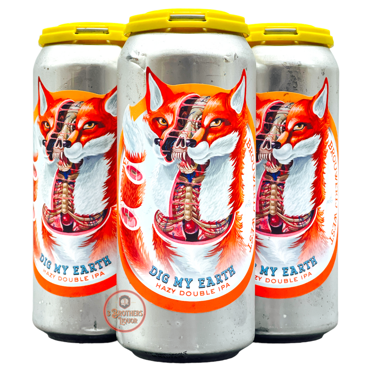 Brouwerji West Dig My Earth Hazy Double IPA – 3brothersliquor