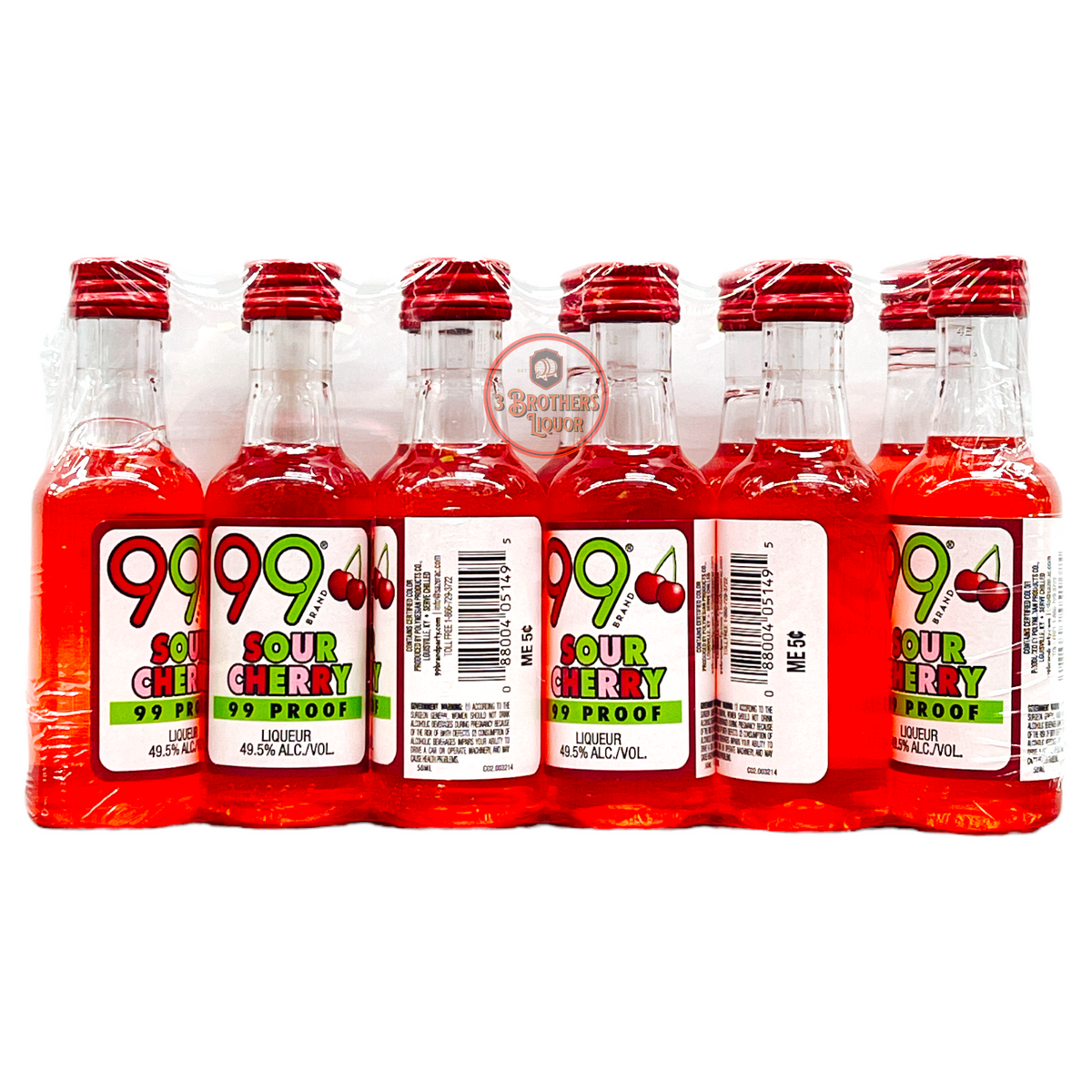 99 Brand Proof Sour Cherry Liqueur 50ML Shots – 3brothersliquor