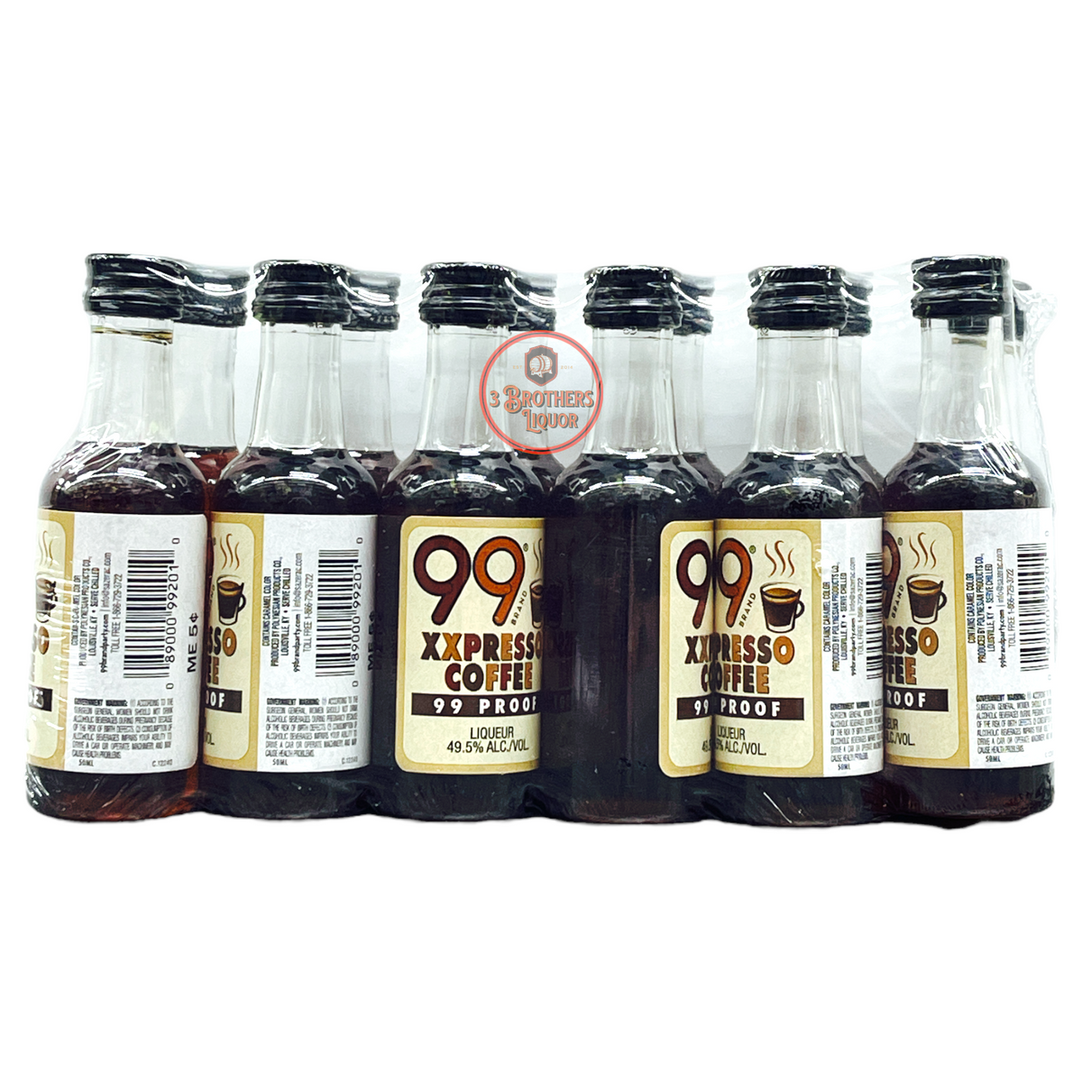 99 Brand Proof Xxpresso Coffee Liqueur 50ML Shots – 3brothersliquor